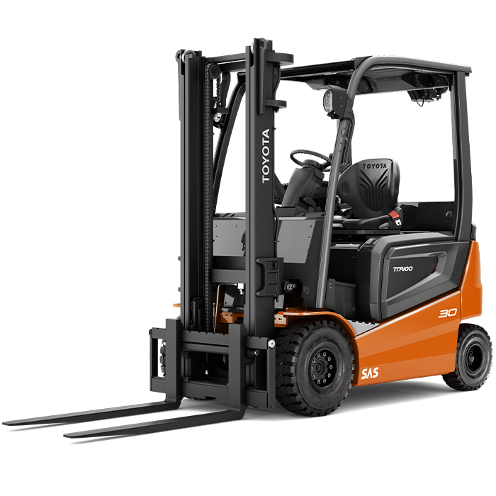 Toyota Traigo80, 4-wheel 3t Compact - Electric forklift trucks | Toyota ...